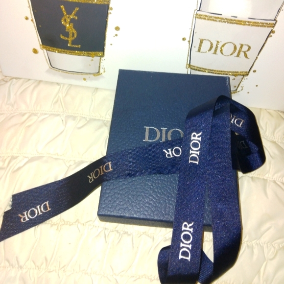 Dior | Other | Rare Authentic Christian Dior Gift Box Ribbon Set Pre ...